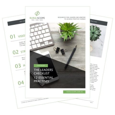 Free Downloads - The Leaders Checklist 12 Essential Practices | Ruralscope